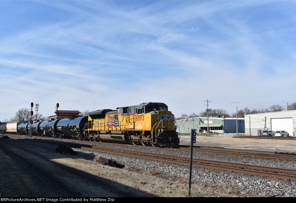 GATX 228274 228242 228255 228244 UP 8593